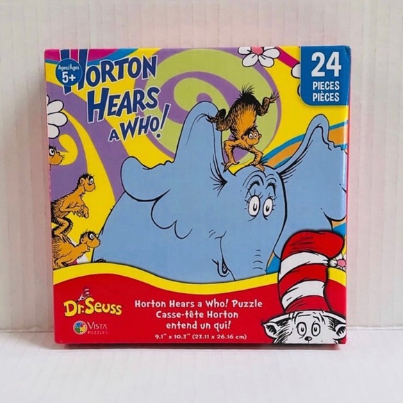 Dr. Seuss | Toys | Dr Seuss Horton Hears A Who 24 Piece Puzzle | Poshmark